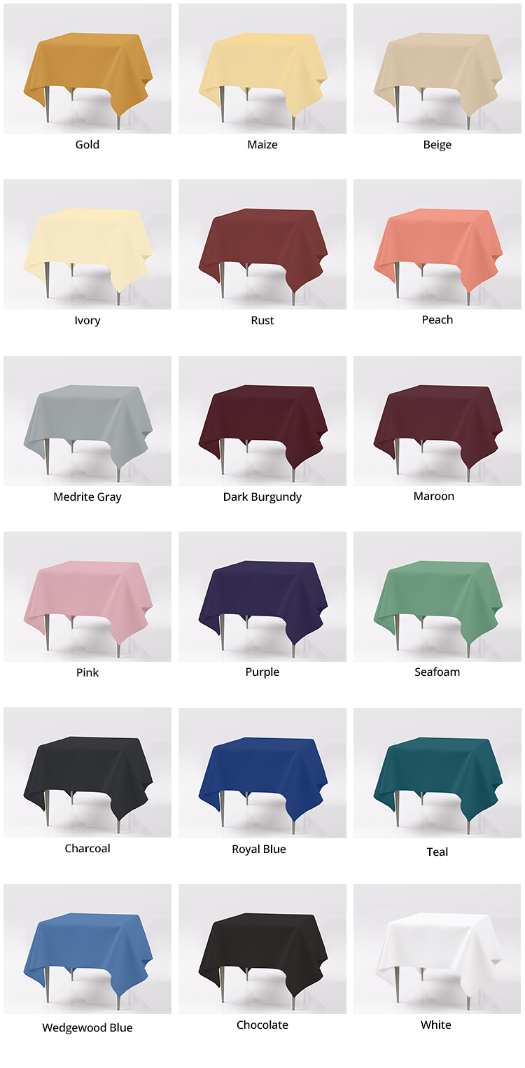 Tablecloth Rentals For Restaurants, Events, & More | Coast Linen Services